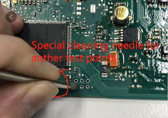 How to clean JLR KVM test points How to clean JLR KVM test points